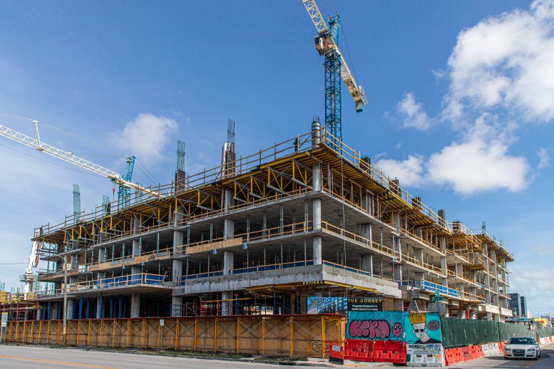 The Dorsey's Reinforced Concrete Superstructure Rising In Wynwood ...
