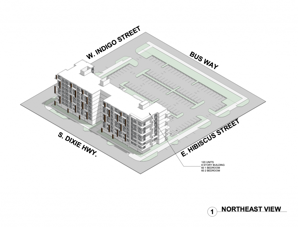 Massing Revealed For Merrick Place At 9940 Hibiscus St. In West Perrine ...