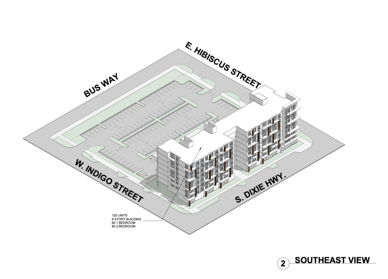 Massing Revealed For Merrick Place At 9940 Hibiscus St. In West Perrine ...