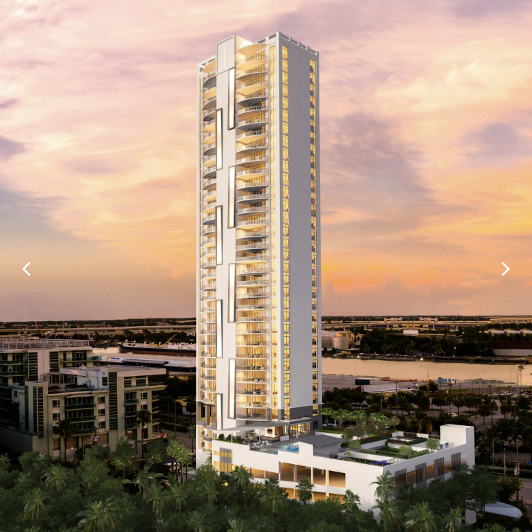 The 35-Story Elevé 61 Condo Tower Awaiting To Rise At 858 Channelside ...