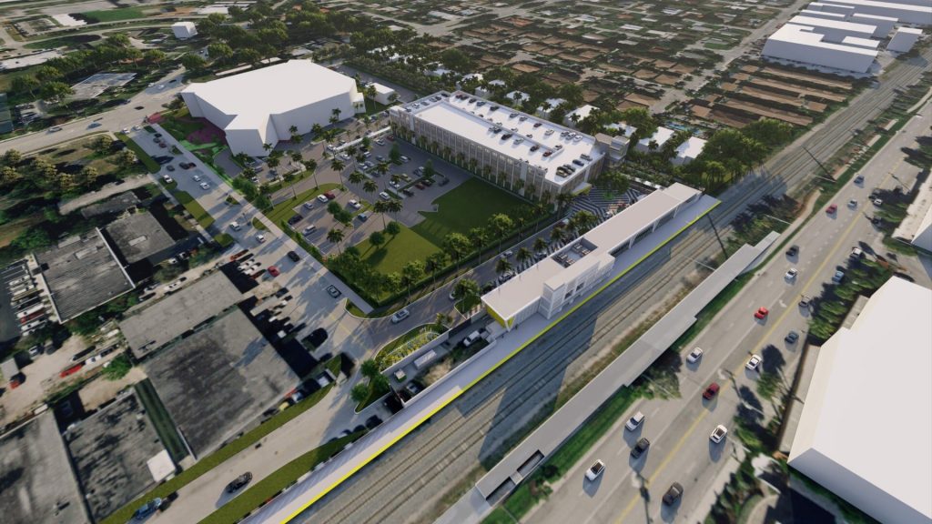 Renderings Unveiled For Brightline's Recently Approved Boca Raton Train ...