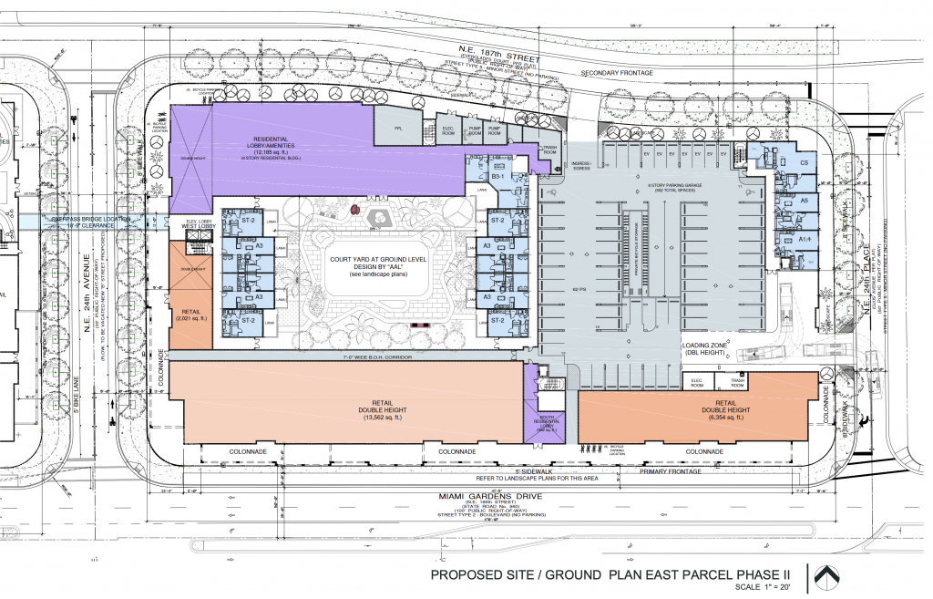 Site Plan Review Submitted For West Aventura Town Center East Block ...