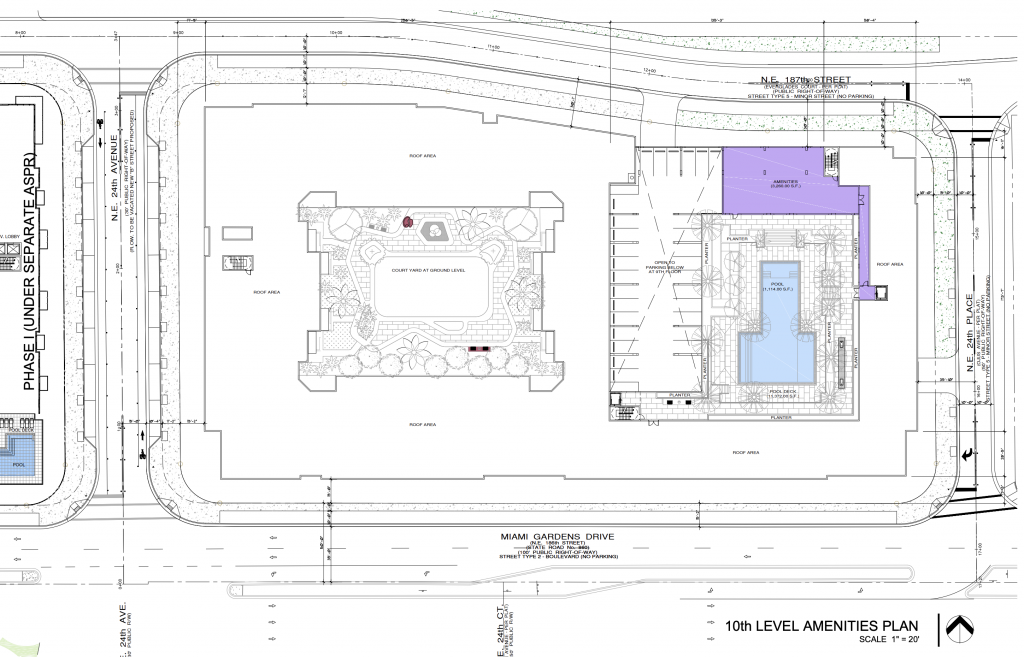 Site Plan Review Submitted For West Aventura Town Center East Block ...