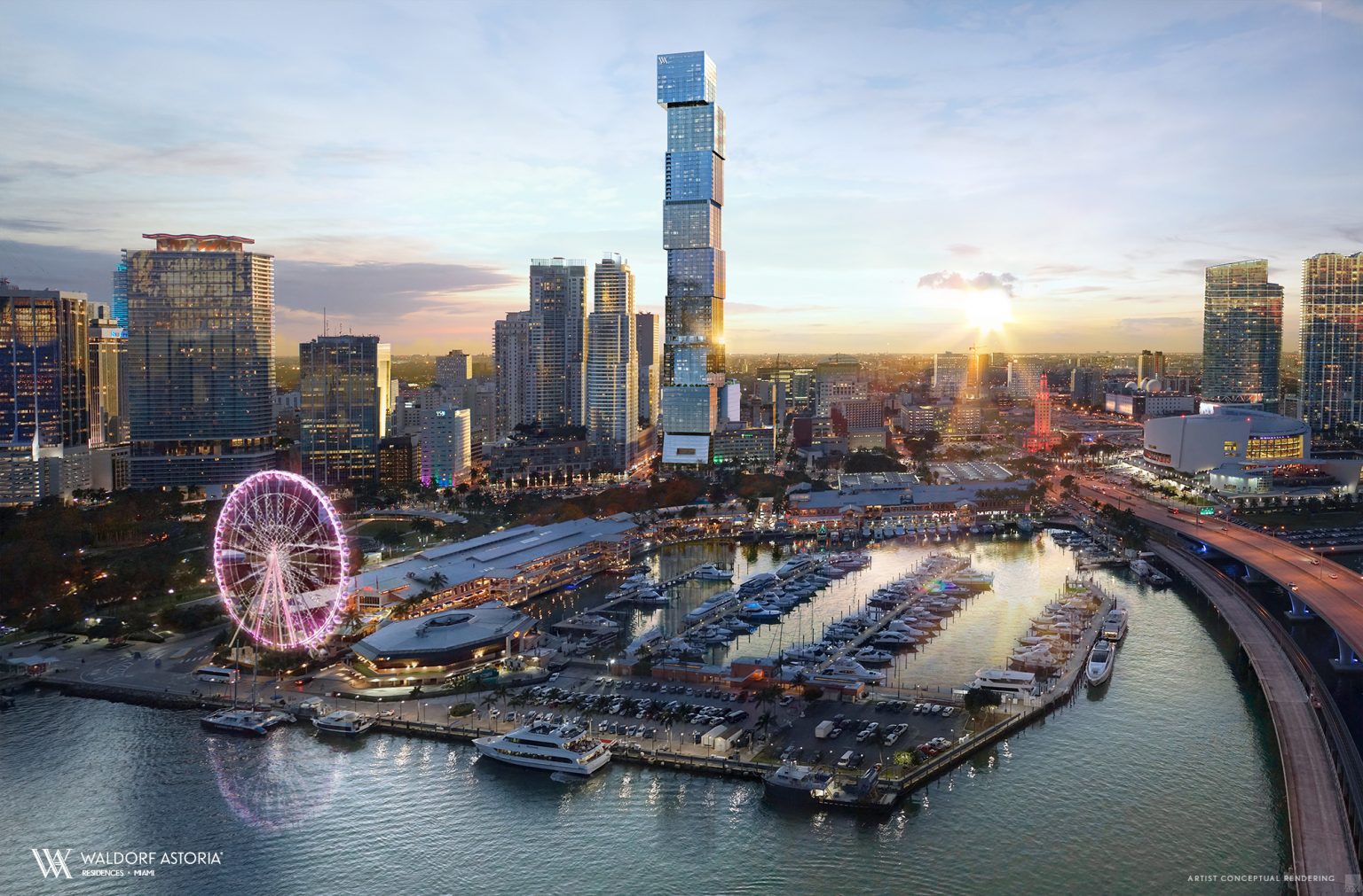 Waldorf Astoria Hotel & Residences Miami Reaches Construction Milestone ...