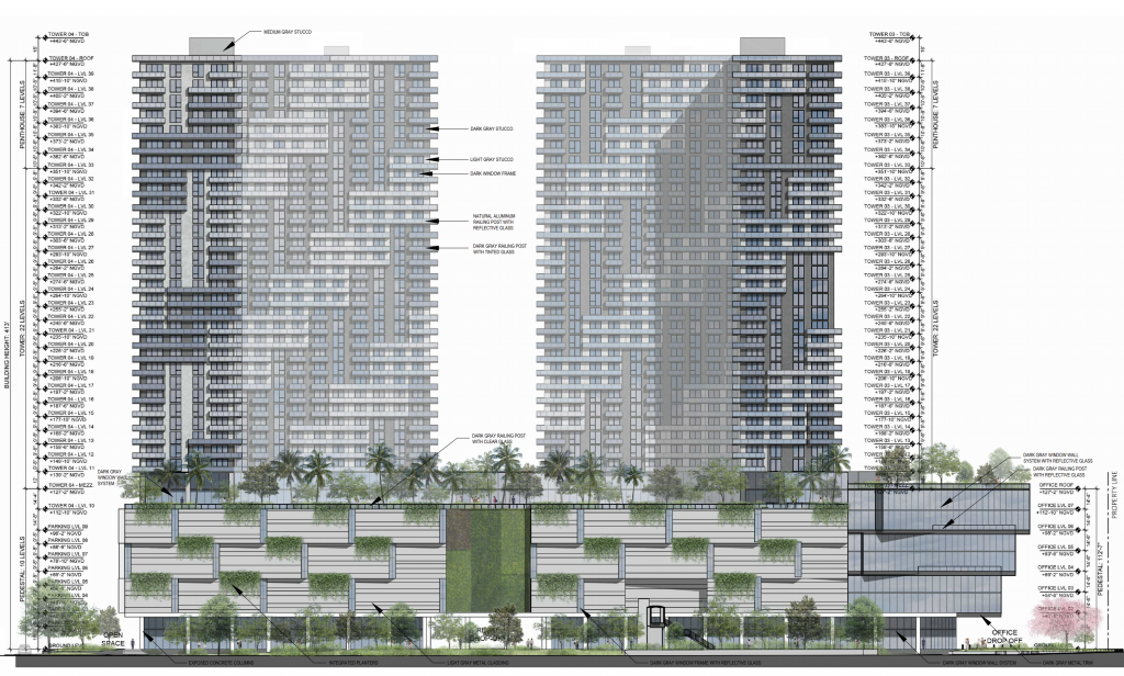 Two 39-Story Towers Proposed For 'Link At Douglas' Phase 2 Near Coral ...