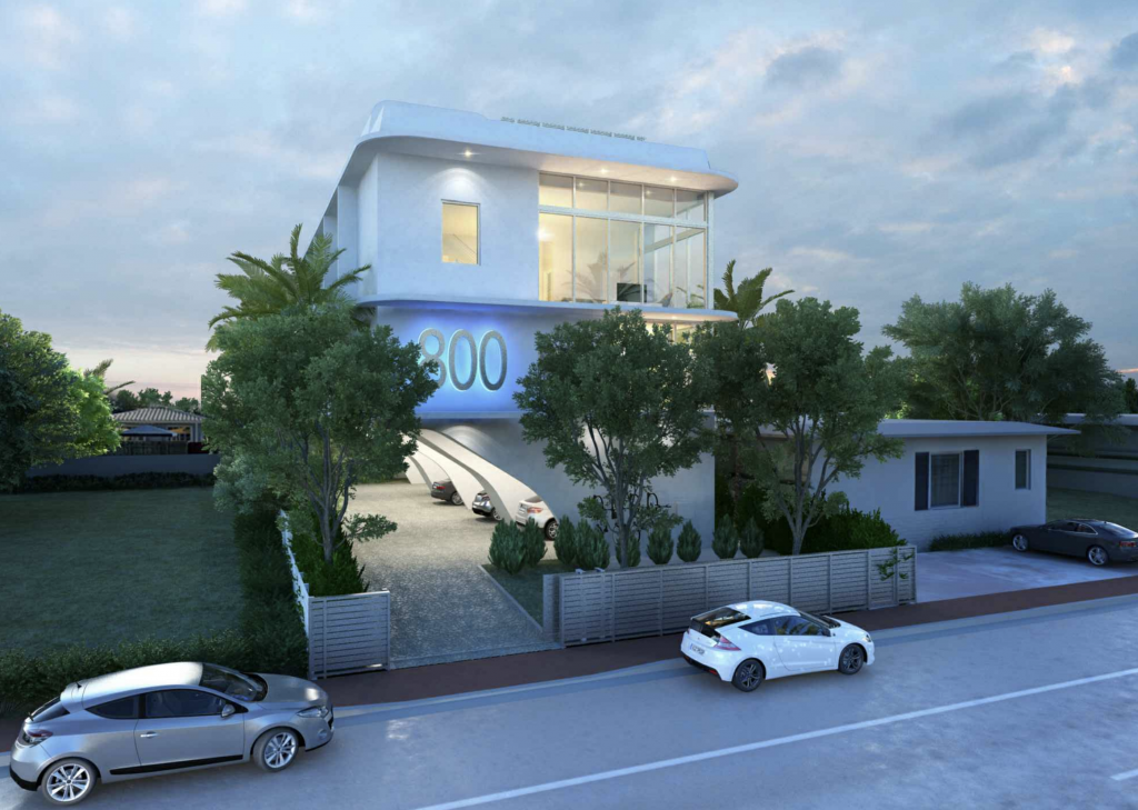 3-Story Multifamily Fourplex Proposed For 800 84th Street In Miami ...