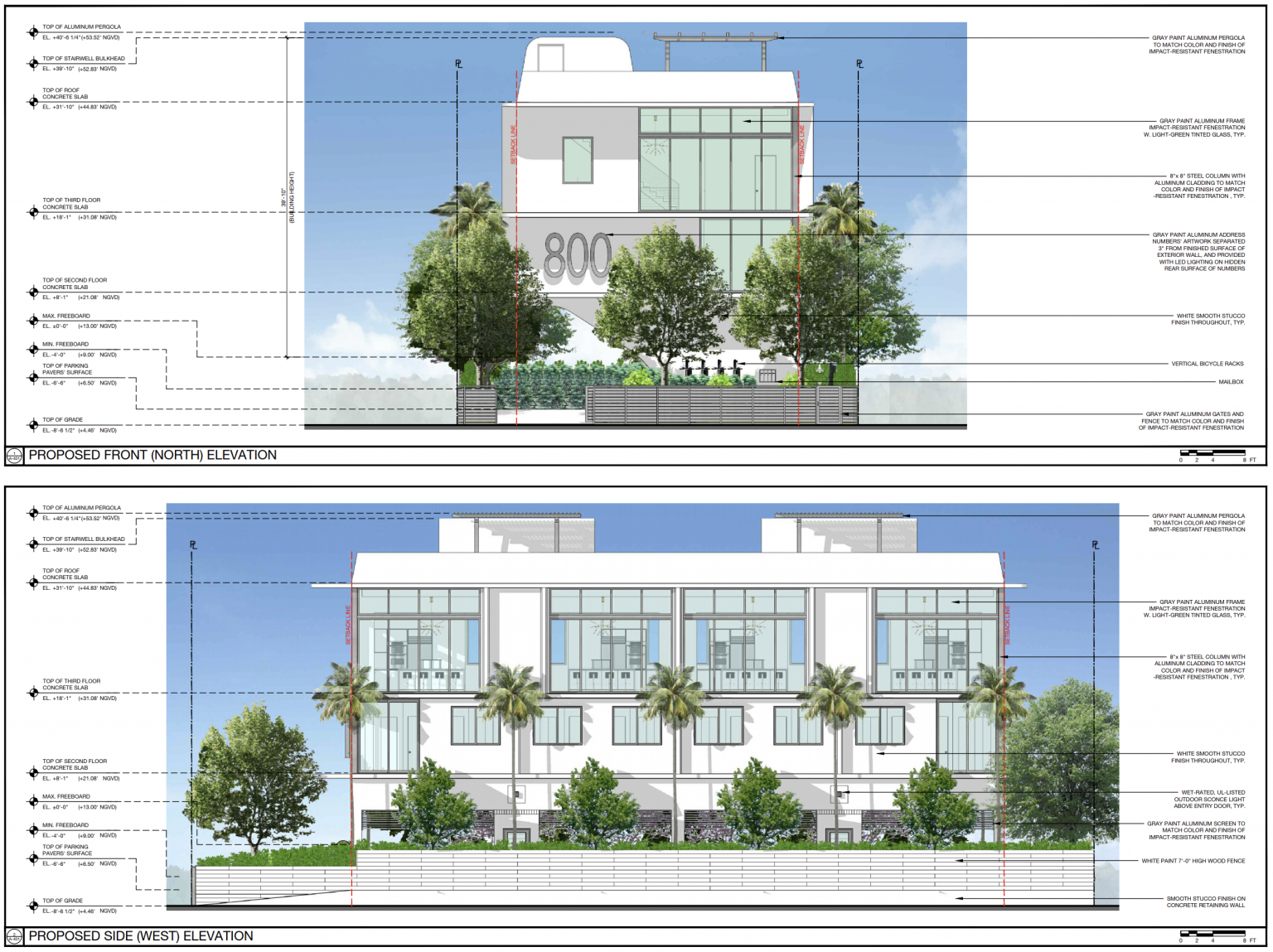 3-Story Multifamily Fourplex Proposed For 800 84th Street In Miami ...