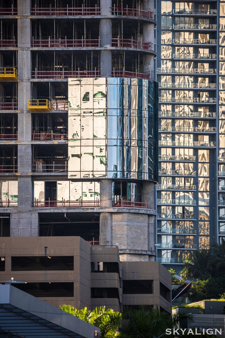 830 Brickell's Glass Façade Installation And Vertical Ascent Continues ...