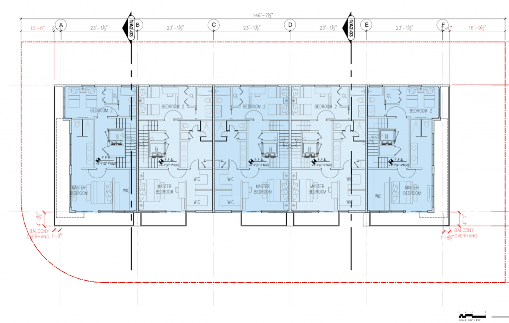 5-Unit Luxury Townhome Development Submitted To Design Review Board In ...