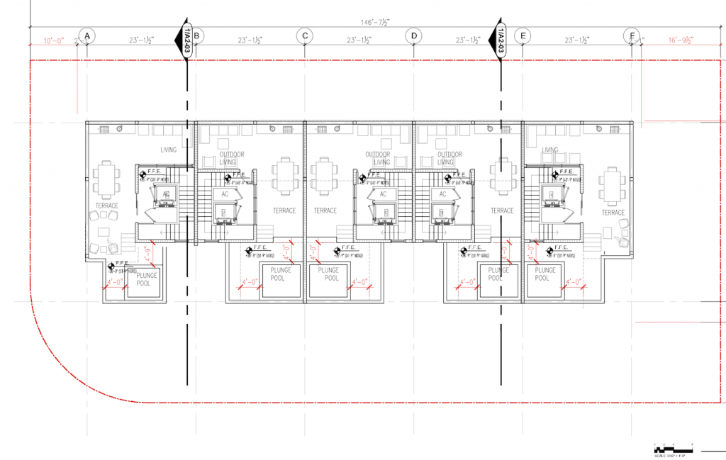 5-Unit Luxury Townhome Development Submitted To Design Review Board In ...
