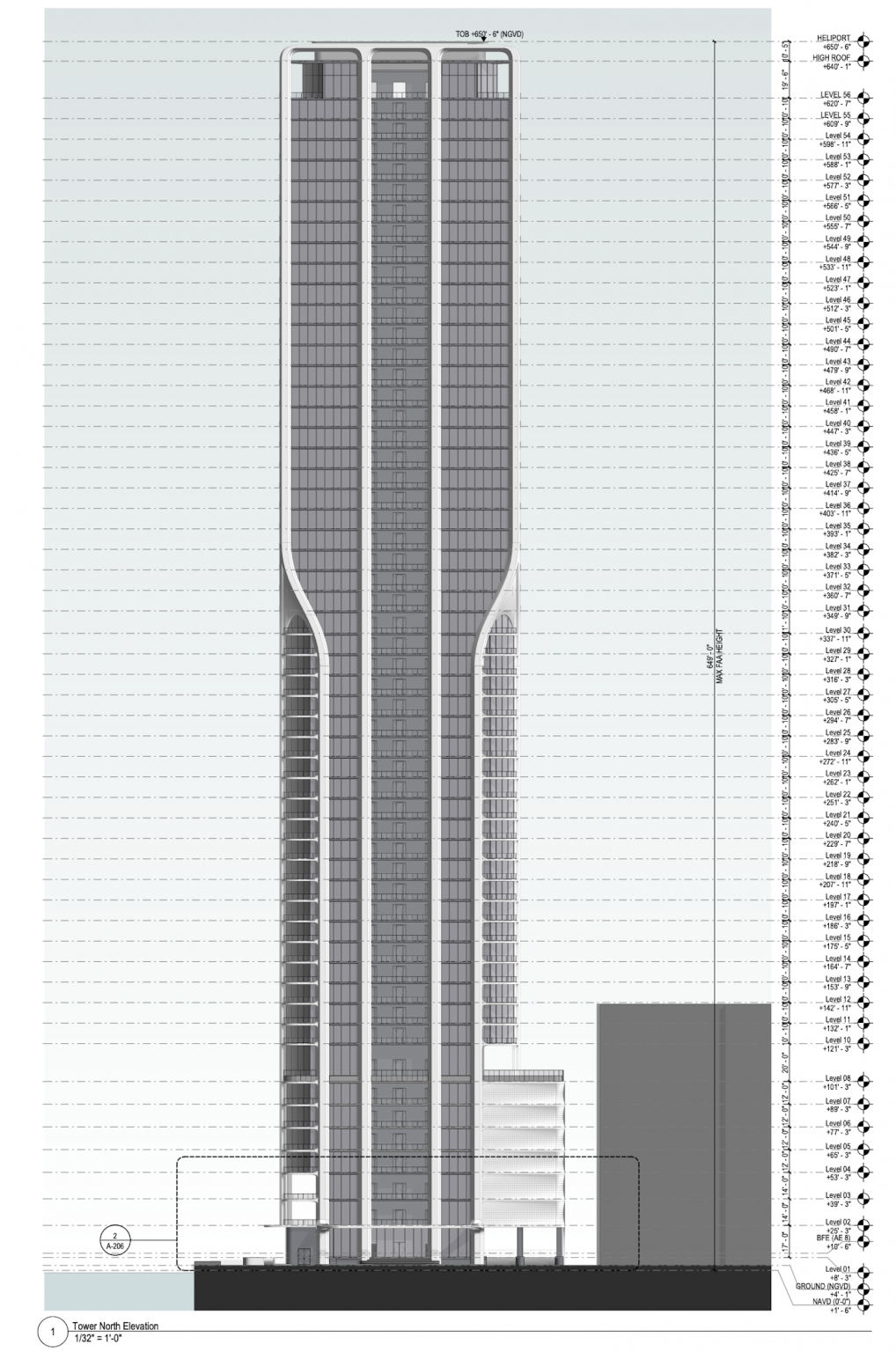 710 Edge Proposed As A 650-Foot-Tall Ultra-Luxury Mixed-Use Tower On ...