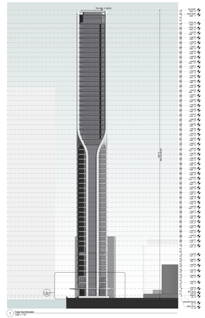 710 Edge Proposed As A 650-Foot-Tall Ultra-Luxury Mixed-Use Tower On ...