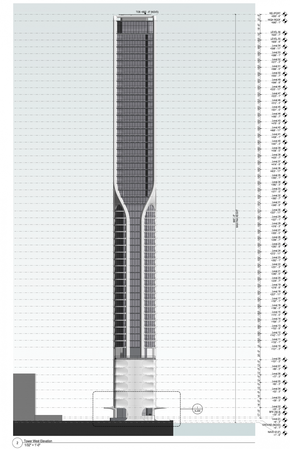 710 Edge Proposed As A 650-Foot-Tall Ultra-Luxury Mixed-Use Tower On ...