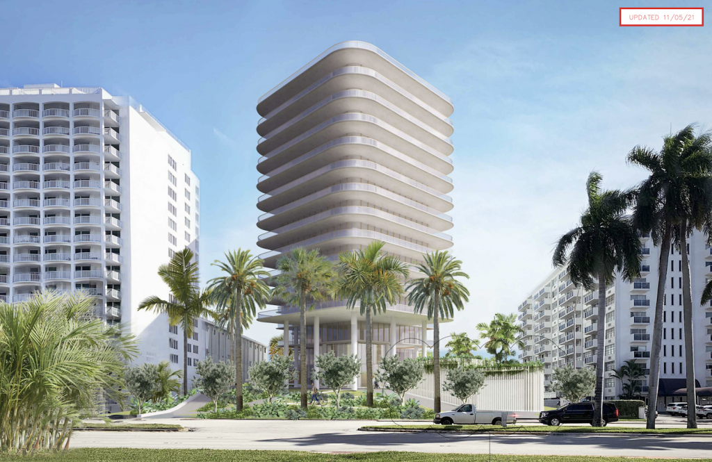 Refined Design Revealed For 17-Story Tower At 5333 Collins Avenue, Miami Beach - Florida YIMBY