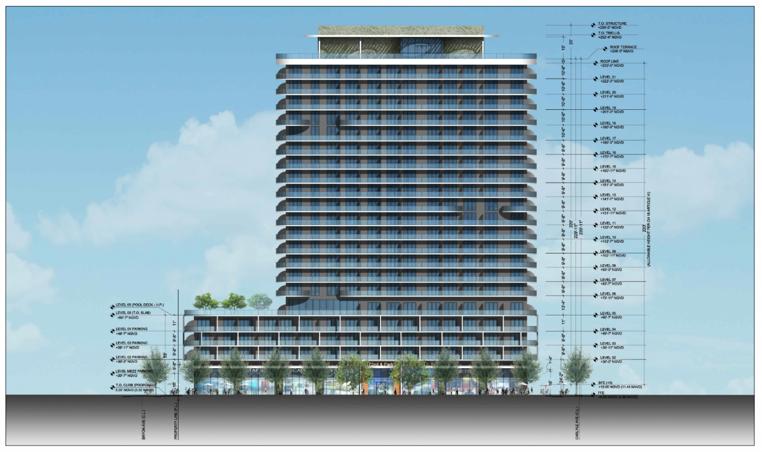 72nd & Park Proposed As A 21-Story Mixed-Use Building In North Beach ...