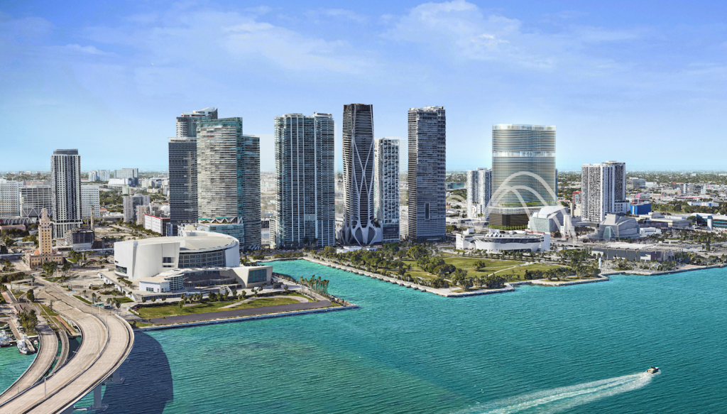 Renderings Revealed For S-Shaped 649-Foot-Tall Tower In Miami Designed ...