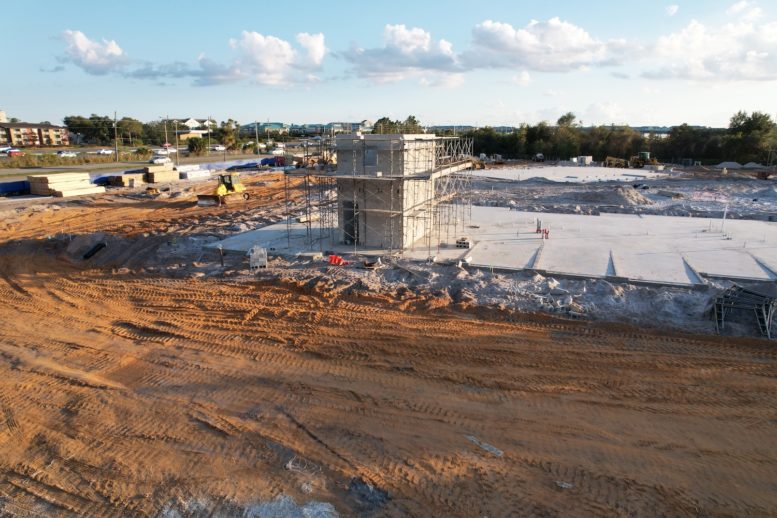Concrete Core Walls Begin To Rise For Bayfront On Sand Lake In Dr ...