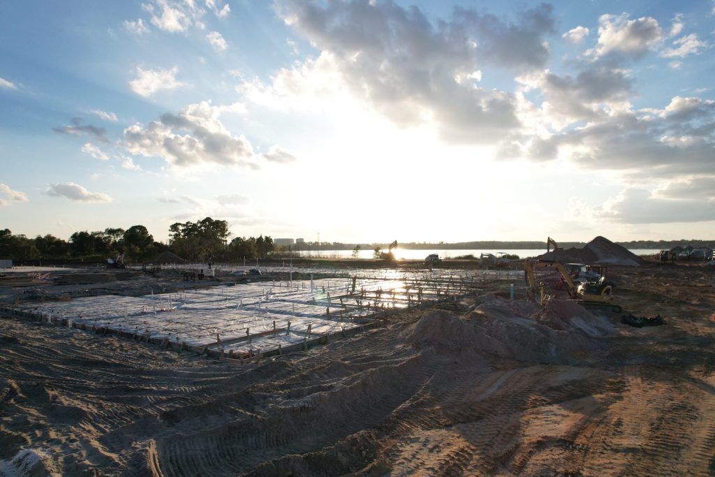 Concrete Core Walls Begin To Rise For Bayfront On Sand Lake In Dr ...