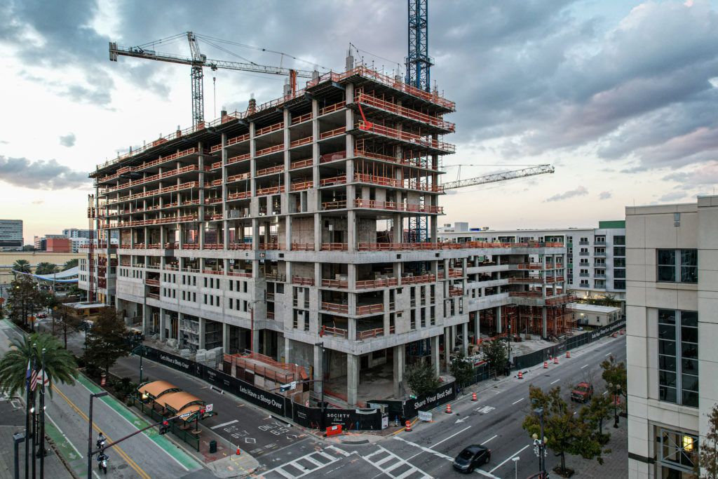 Society Orlando's Concrete Superstructure Continues Vertical Ascent In ...