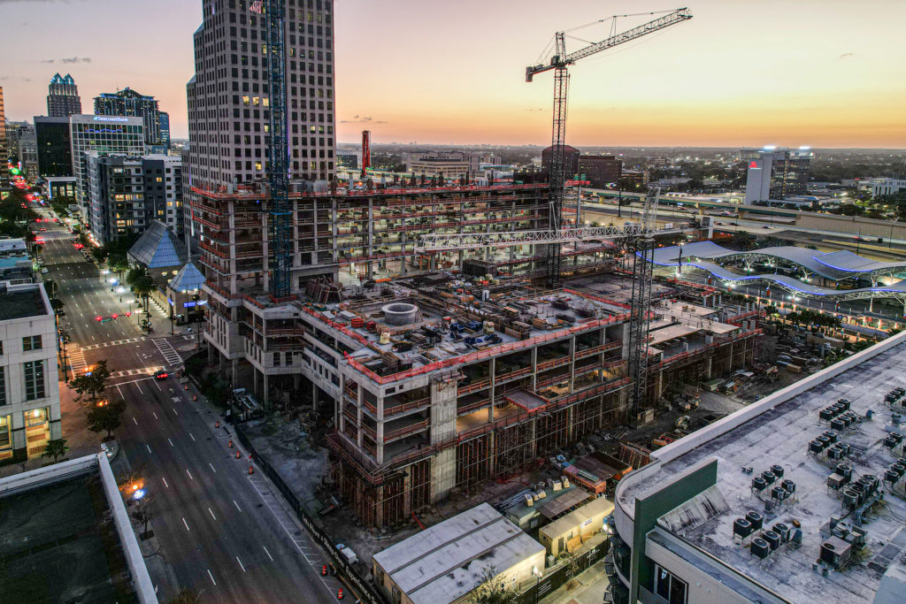 Society Orlando's Concrete Superstructure Continues Vertical Ascent In ...