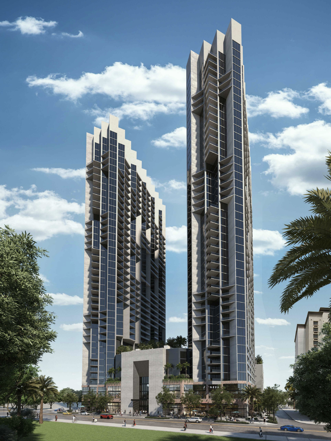 Fort Lauderdale's DNA Towers Get Height Increase To 550 Feet In New FAA ...