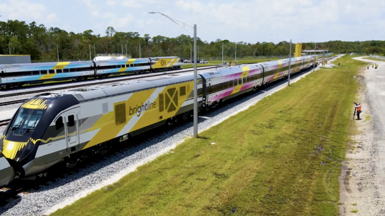 Brightline Orlando Welcomes Two New Trainsets, Bright Pink 2 and Bright ...