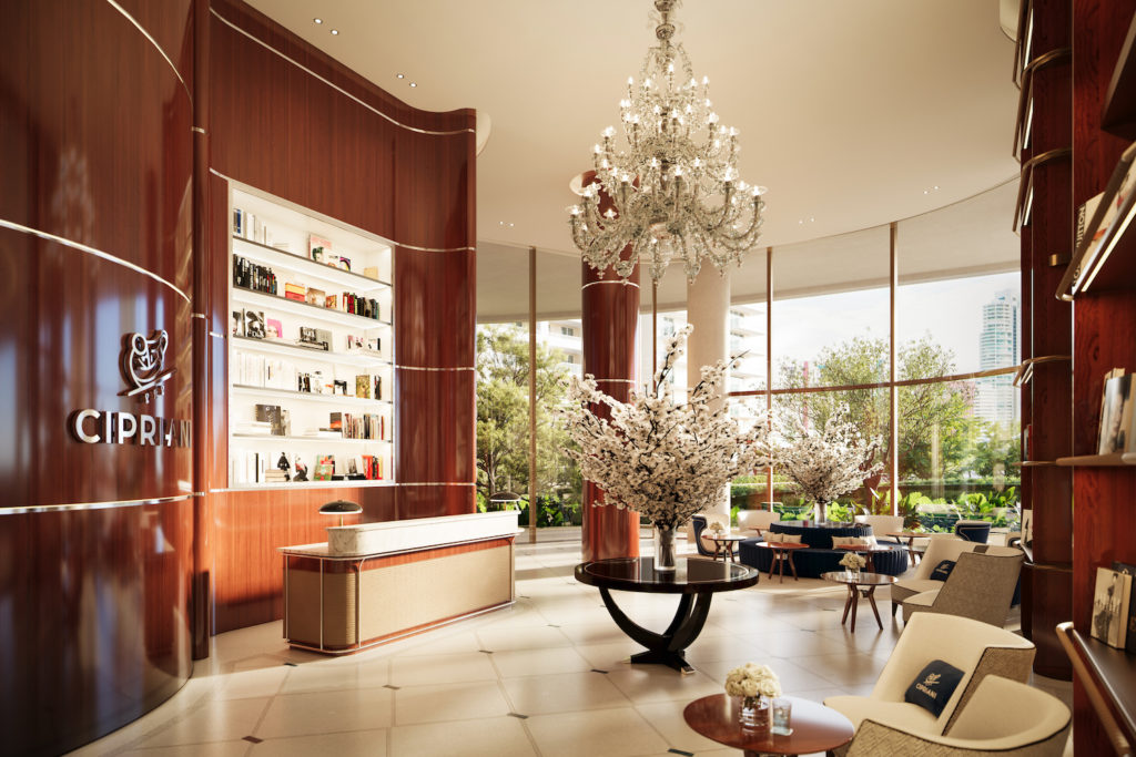 Interiors Revealed For Mast Capital's Cipriani Residences Miami ...