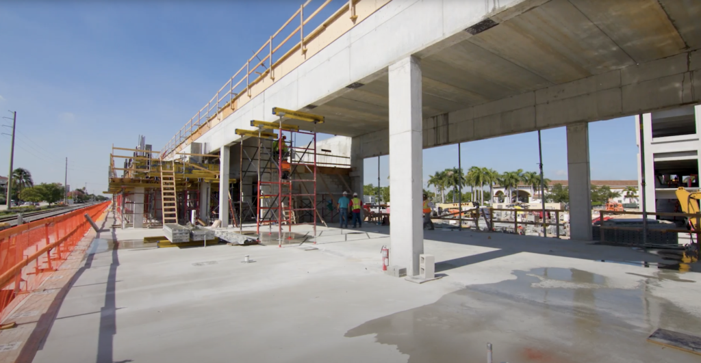 Brightline Hosts Construction Milestone Topping-Off Ceremony At Boca ...