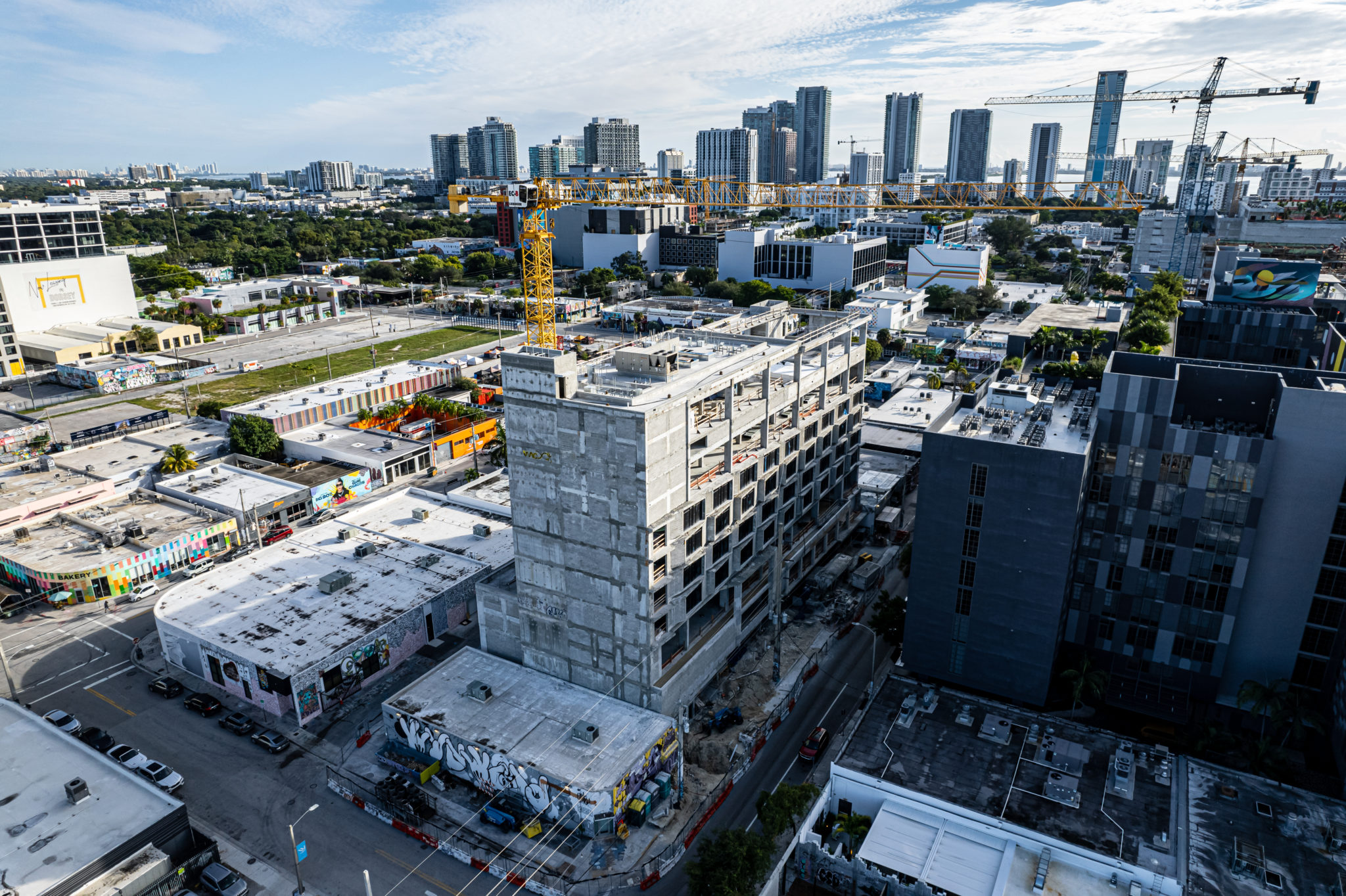 Construction Continues On Moxy Wynwood In Miami's Booming Wynwood Arts ...