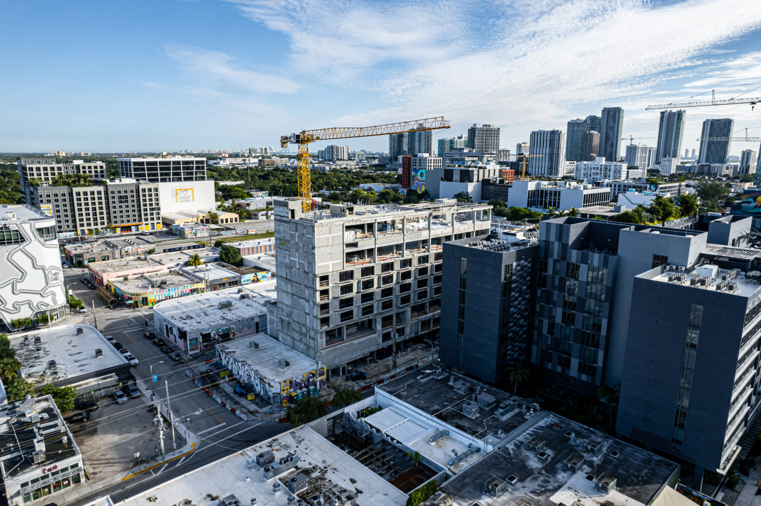 Construction Continues On Moxy Wynwood In Miami's Booming Wynwood Arts ...
