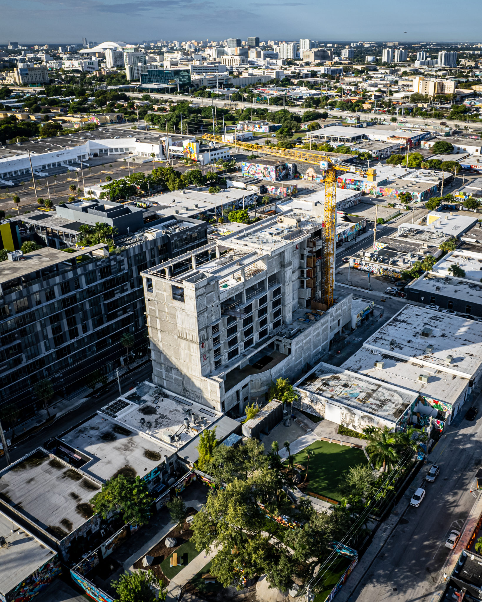 Construction Continues On Moxy Wynwood In Miami's Booming Wynwood Arts ...