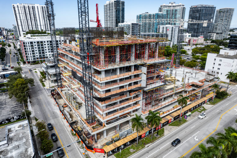 Construction Rises On First Phase Of Nema Miami At 2900 Biscayne ...