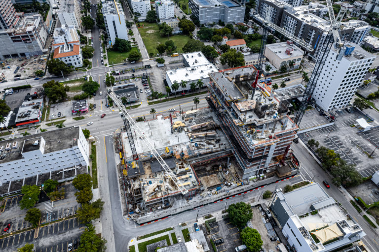 Construction Rises On First Phase Of Nema Miami At 2900 Biscayne ...