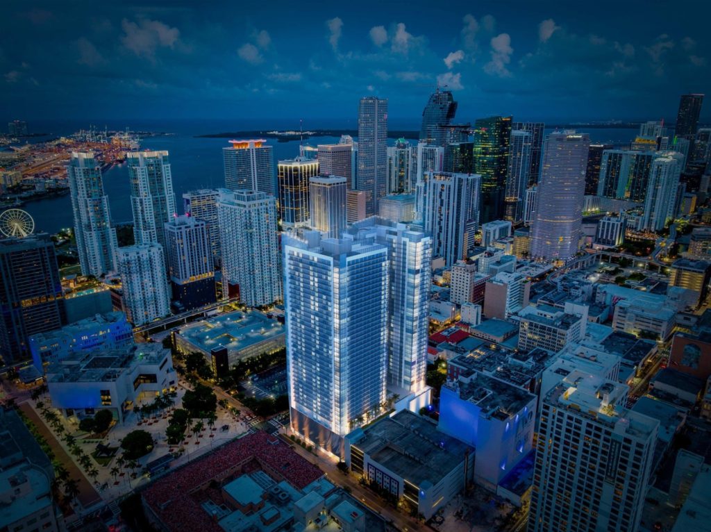 Namdar Group's Planned Two-Towered 43-Story Project In Downtown Miami ...