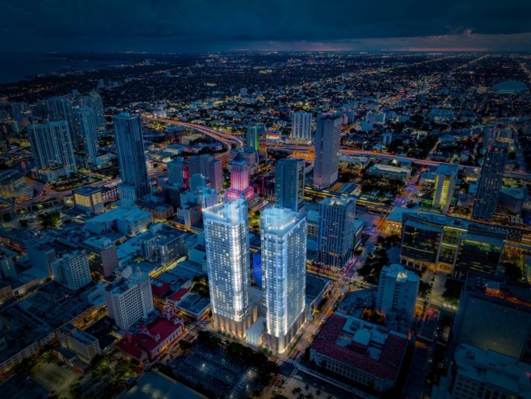 Foundation Permit Plan Approved For Pair Of 43-Story Mixed-Use Towers ...