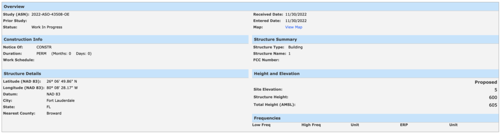Developer Files FAA Permits For 605-Foot-Tall Structure And 670-Foot ...