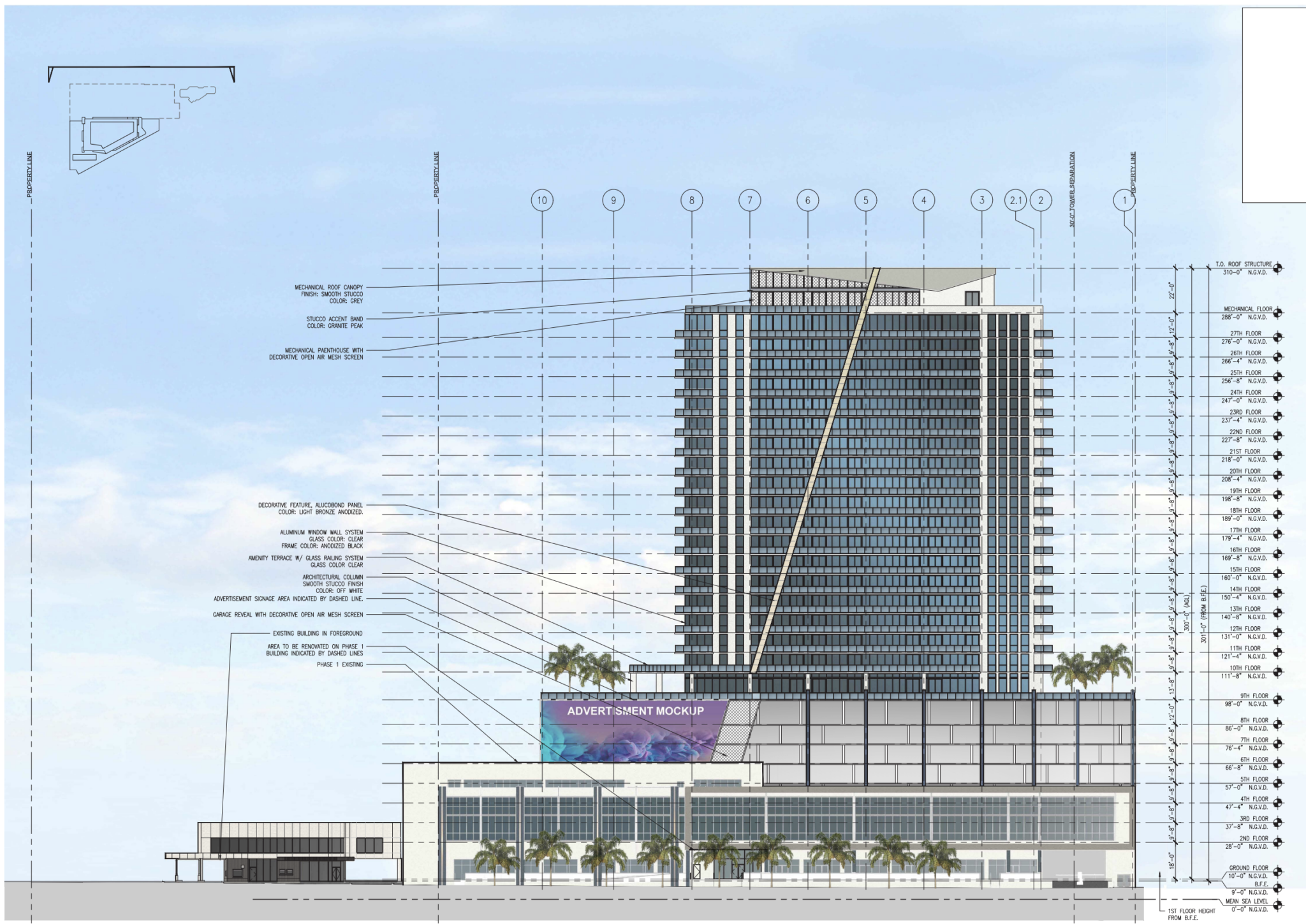 UDRB Filing Shows Updated Design And Building Program For Civica Center Phase II At 1050 NW 14th ...