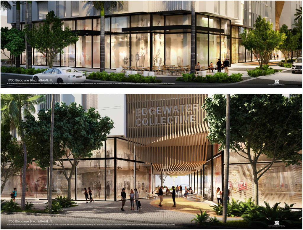 Plans Filed For The Edgewater Collective At 1900 And 2000 Biscayne ...