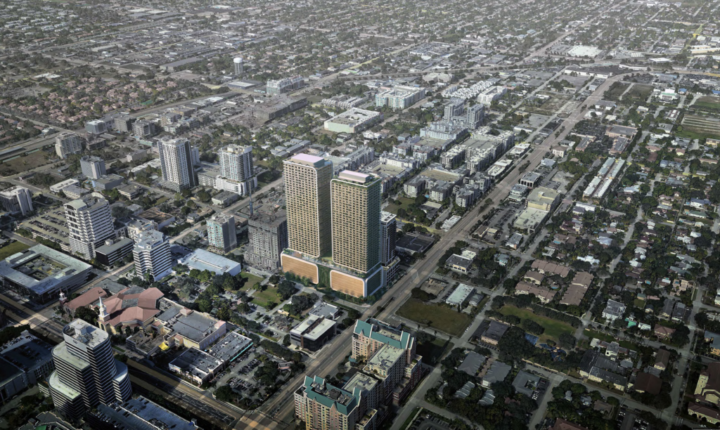 Naftali Group Files Plans For Mixed-Use Development With Two Towers At ...