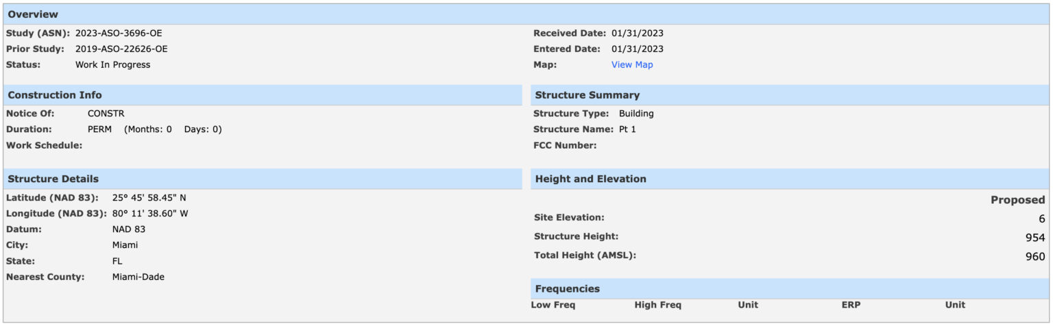 FAA Permit Filing Signals Signs Of Life For 78-Story Mixed-Use Tower ...