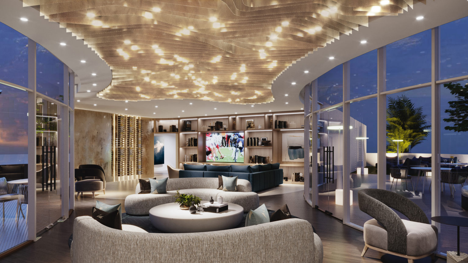 Amenity And Interior Renderings Revealed For 26-Story 'Tal Aventura' At ...
