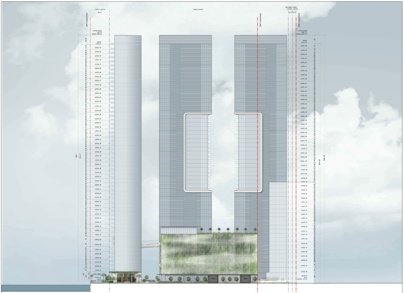 Two Roads Development Files Plans For Biscayne 21 Complex With Three ...