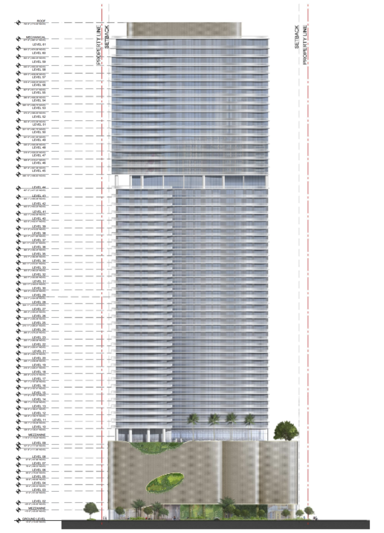 Renderings Surface For Naftali Group's Planned 700-Foot Skyscraper At ...