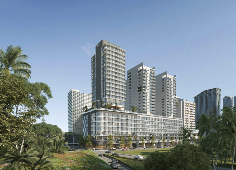 Habitat Group Files Plans For Smart Brickell Luxe At 267 SW 9th Street In West Brickell ...