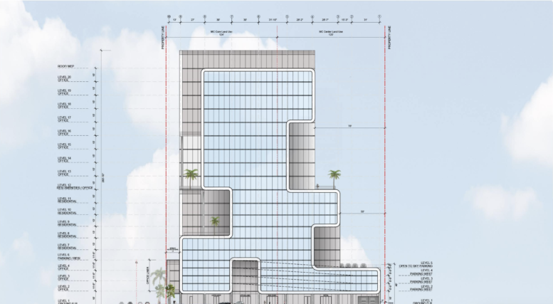 Development Plans Revealed for 20-Story Mixed-Use Tower Designed by ...