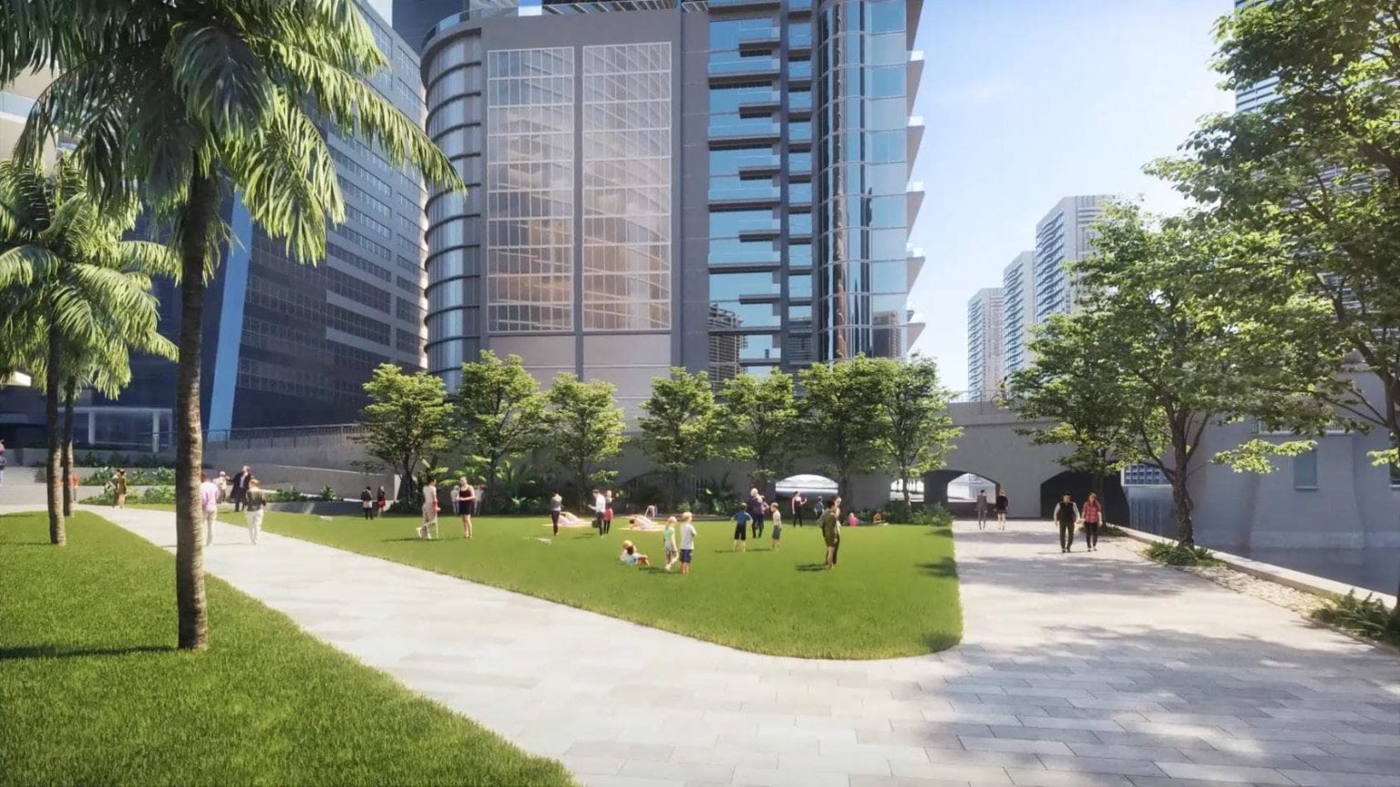 New Renderings Emerge of Hyatt And Gencom's Planned Miami Riverbridge ...