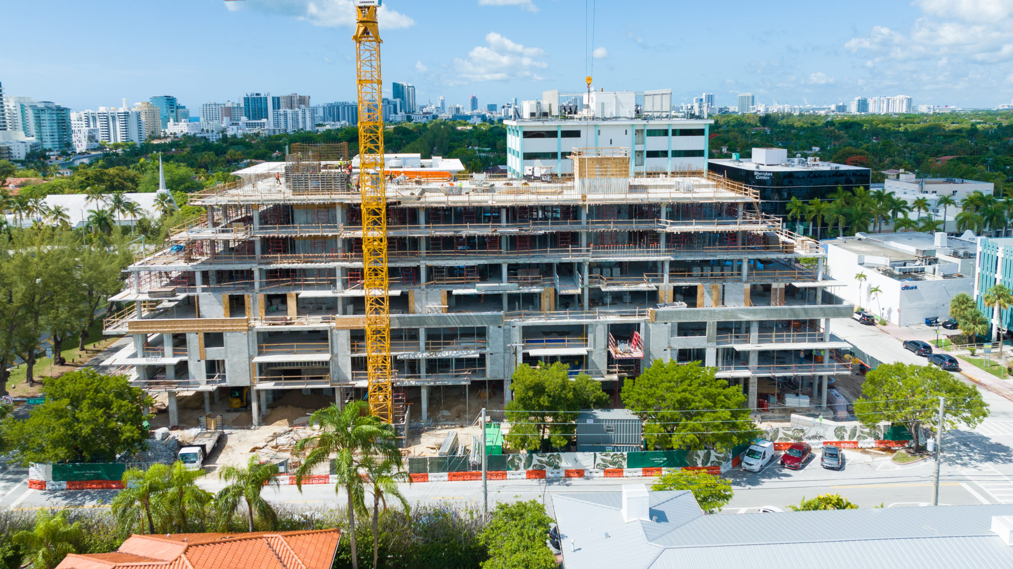 Construction Tops Off On 42 Pine At 340 West 42nd Street In Miami Beach - Florida YIMBY