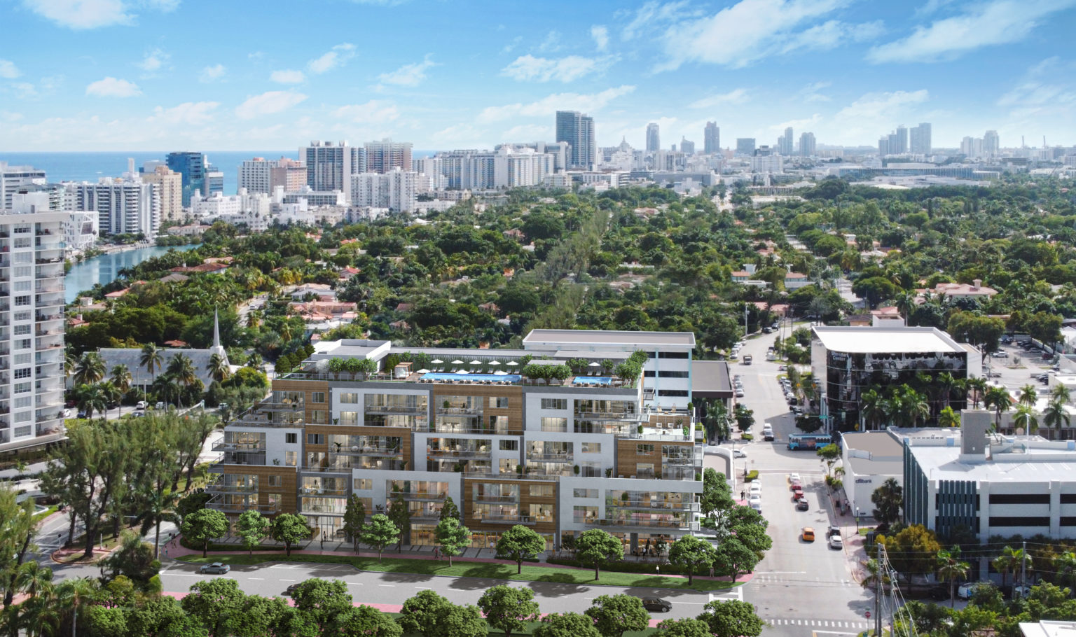 Construction Tops Off On 42 Pine At 340 West 42nd Street In Miami Beach ...