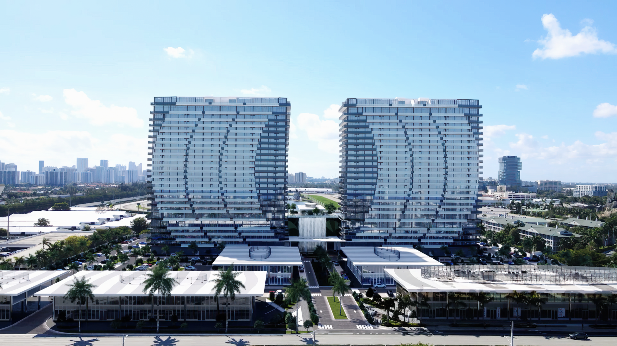 Chilean 3D Visualizations Firm PLANGO Showcases New Aerial Renderings Of Oasis Hallandale ...