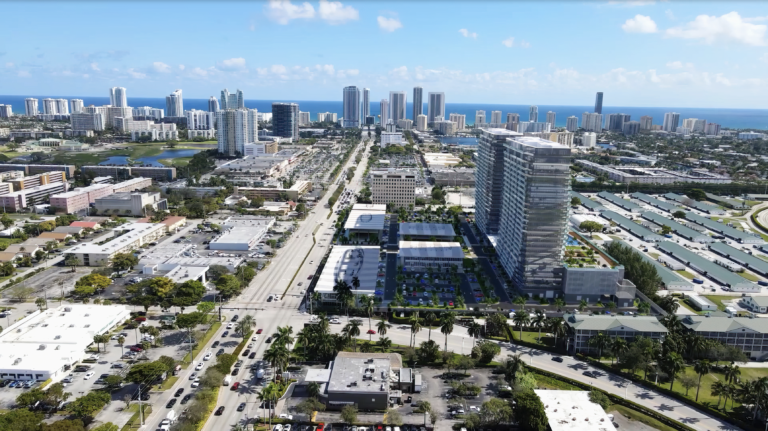 Chilean 3D Visualizations Firm PLANGO Showcases New Aerial Renderings Of Oasis Hallandale ...